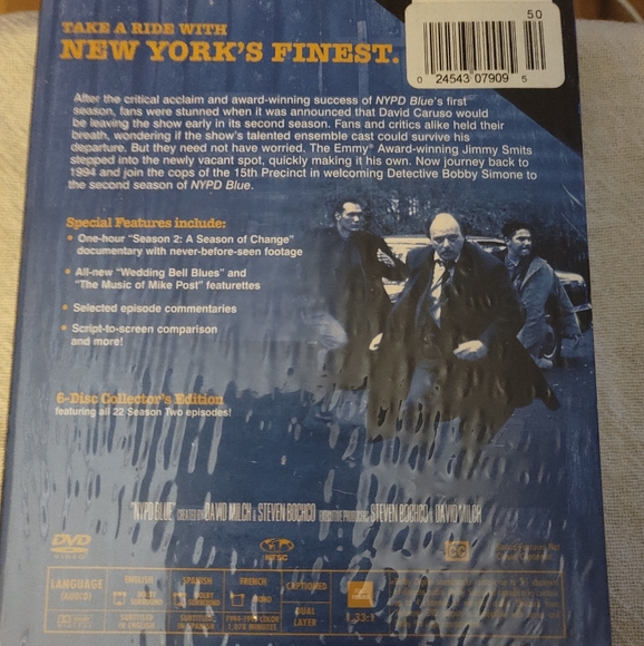 Media | Nypd Blue Collectors Edition Complete Season Two Dvds | Poshmark